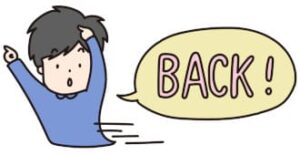 go back・come back・get backの違い！英語で戻るの使い方