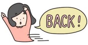 go back・come back・get backの違い！英語で戻るの使い方
